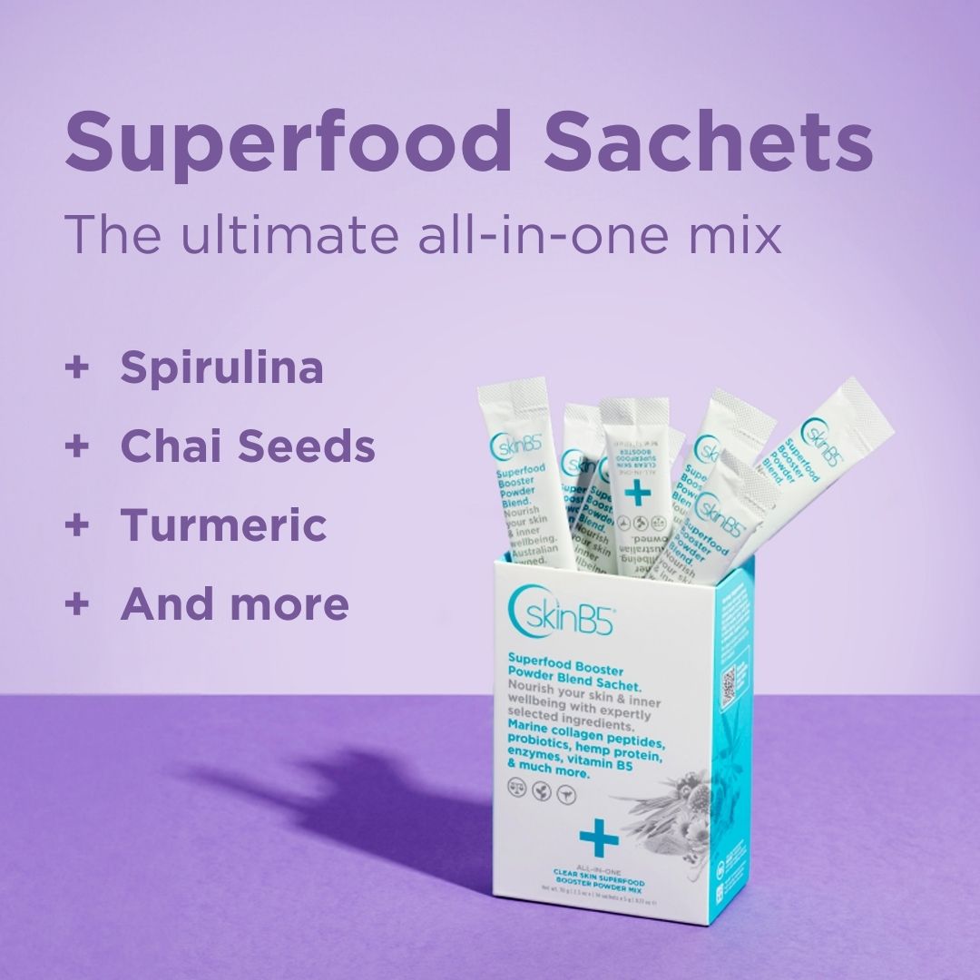 Clear Skin Superfood Booster Sachets | Superfoods for Skin Care ...